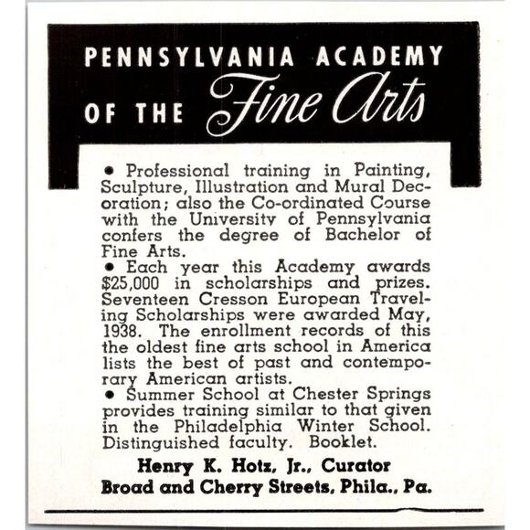 None and/or Unknown | Other | Pennsylvania Academy Of The Fine Arts ...